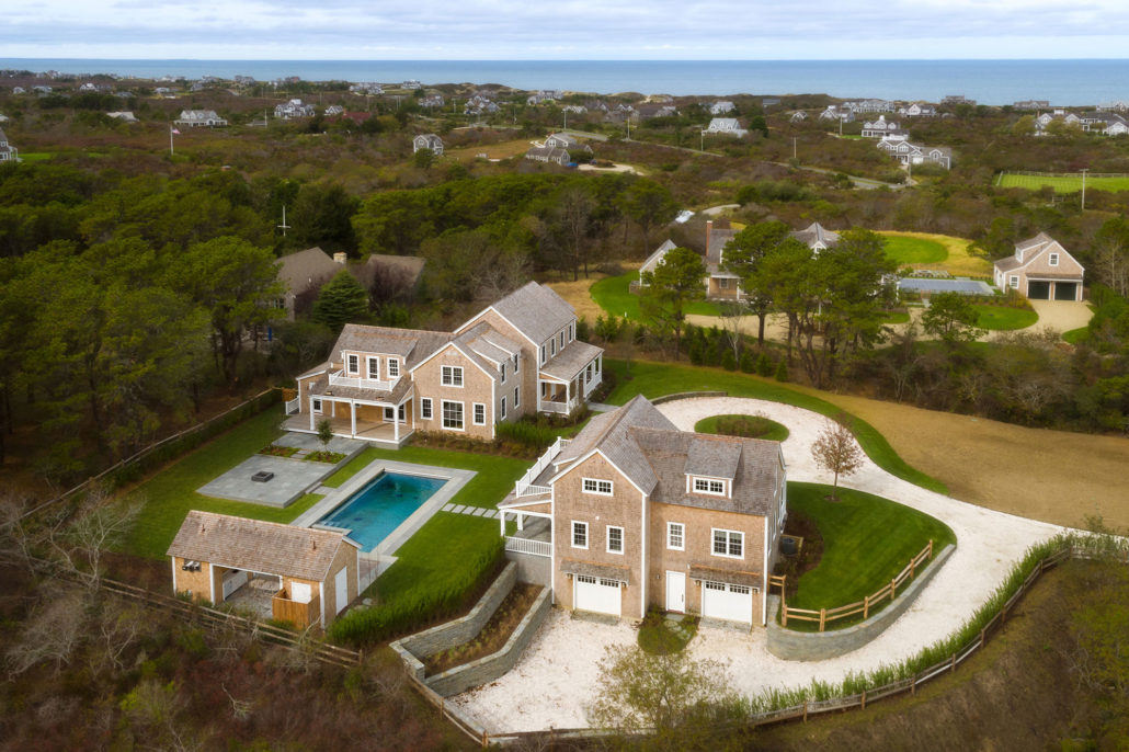 Exteriors designed by Chip Webster Architecture based on Nantucket MA
