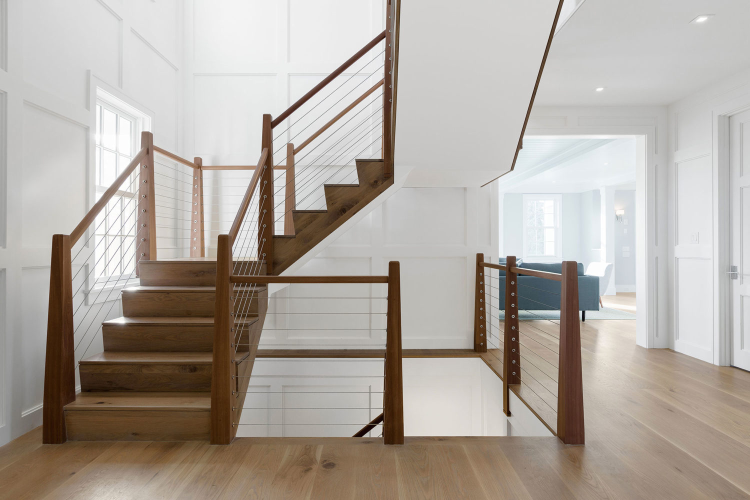 Stairs designed by Chip Webster Architecture based on Nantucket MA