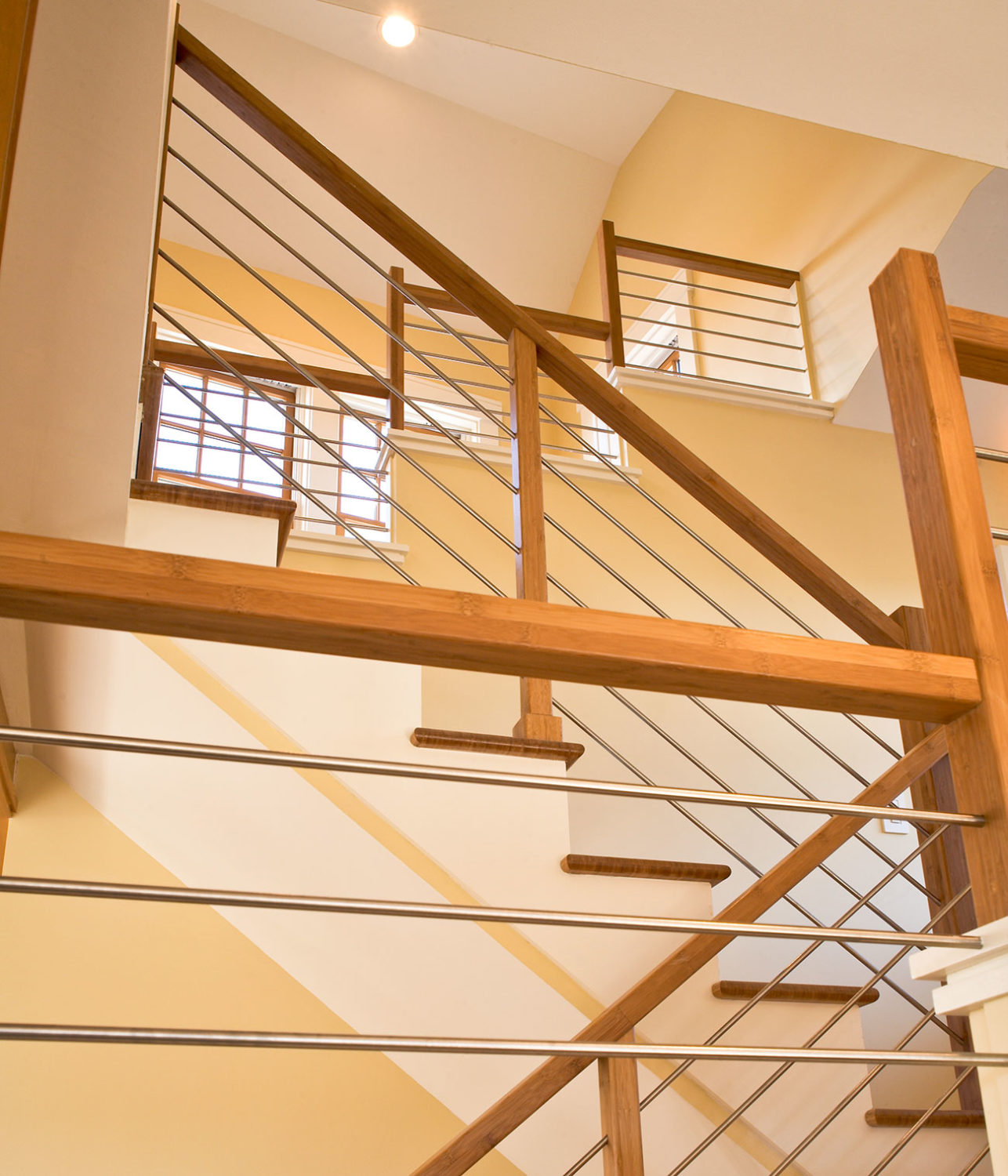 Stairs designed by Chip Webster Architecture based on Nantucket MA
